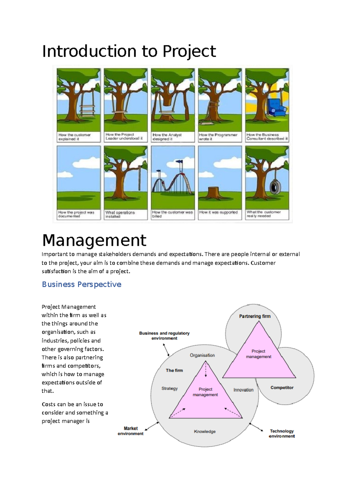 1. Introduction to Project Management - Introduction to Project ...