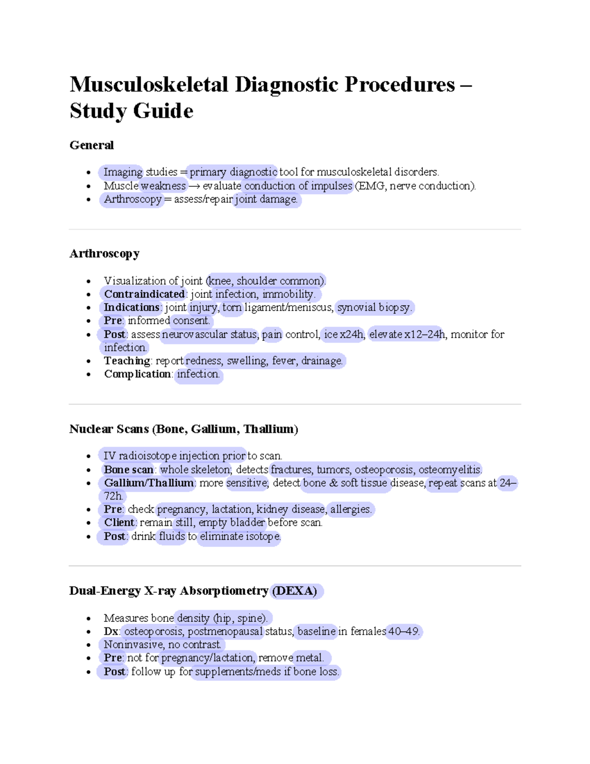 Musculoskeletal Trauma Management: Nursing Care & NCLEX Guidelines (NUR ...