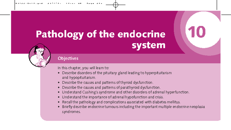 Pathology of the Endocrine System: Key Concepts and Disorders (GHT ...