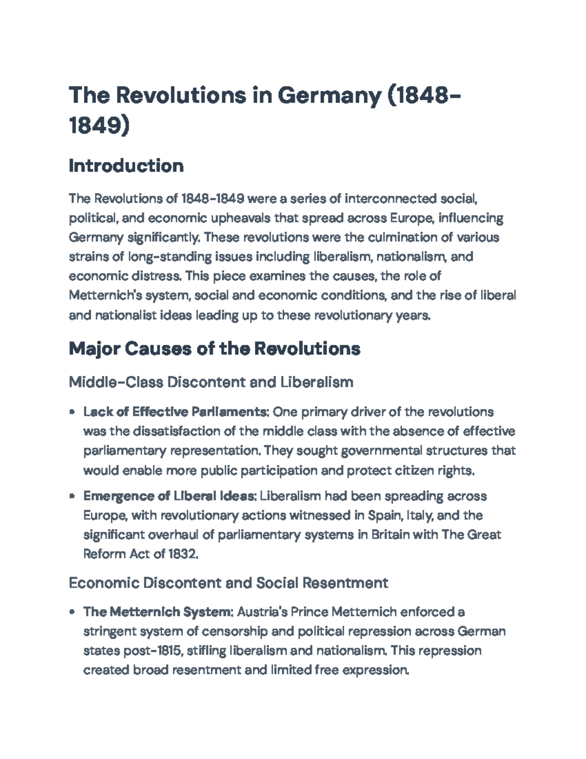 Revolutions in Germany (1848-1849): Causes, Effects, and Nationalism ...