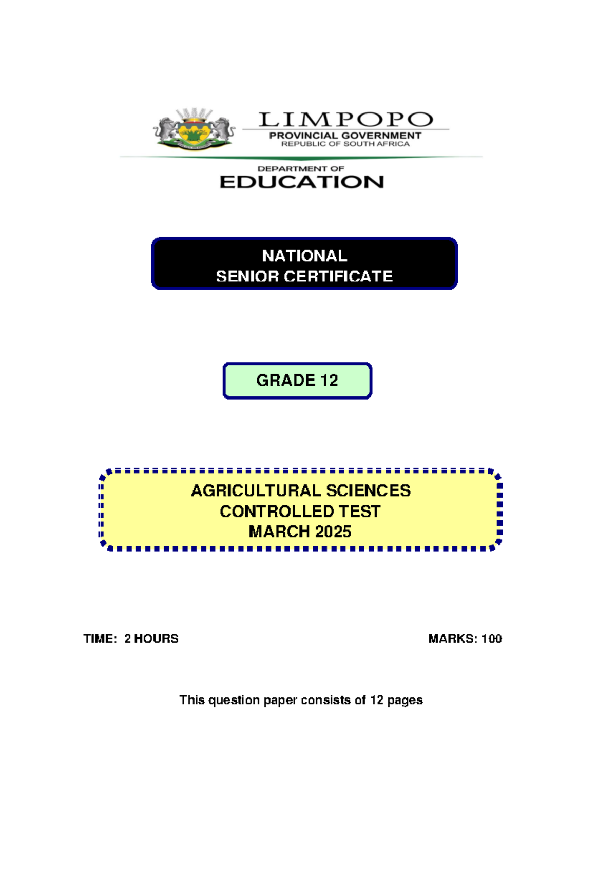 I 104326 - Agricultural notes grade 12 by e c mabuza - 1 | P a g e P l ...