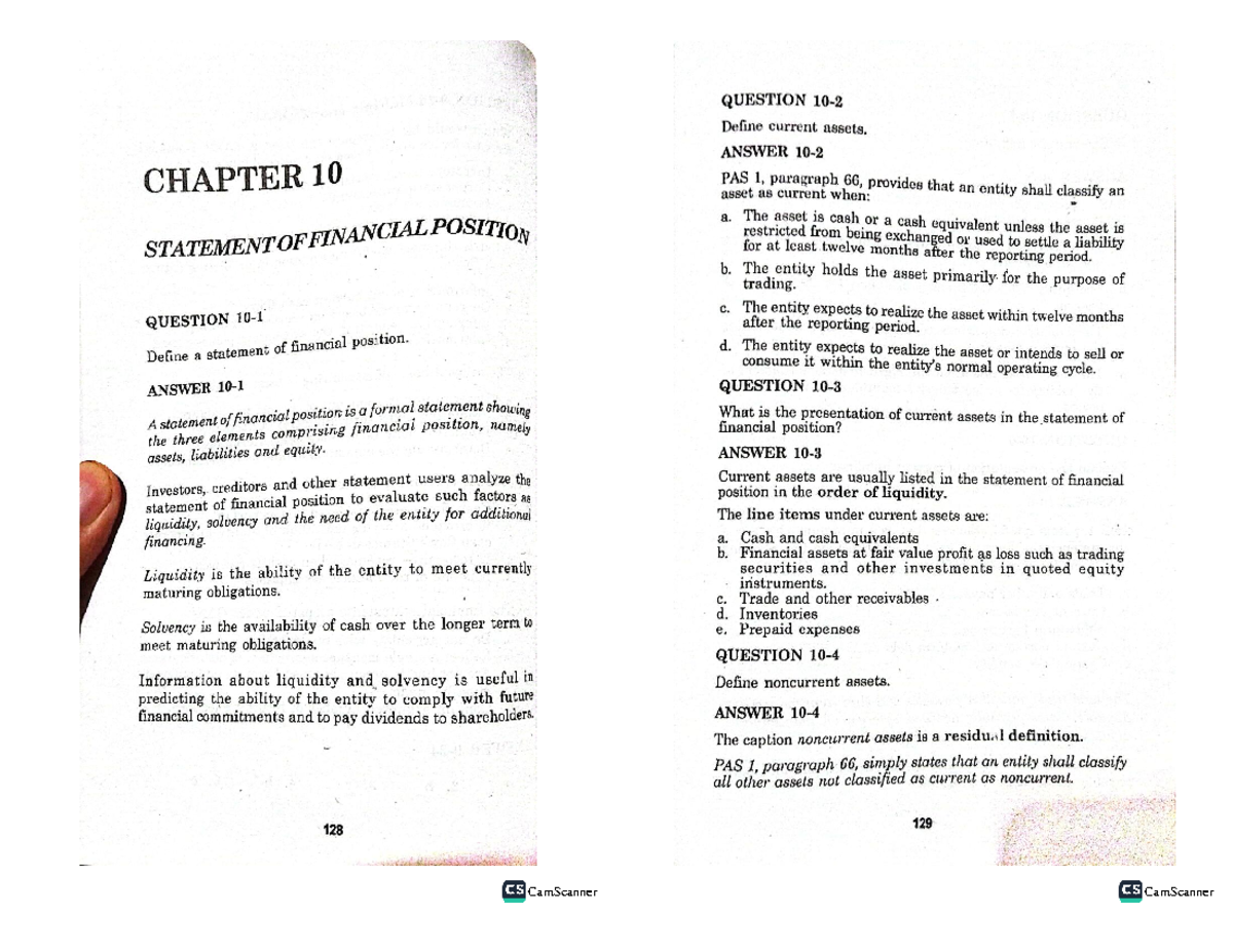 TOA IA3 SFP 2022 - Theory Questions on Financial Statements - Studocu