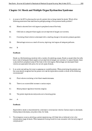 Ch 51 - Test bank - Chapter 51: Assessment and Management of Patients ...