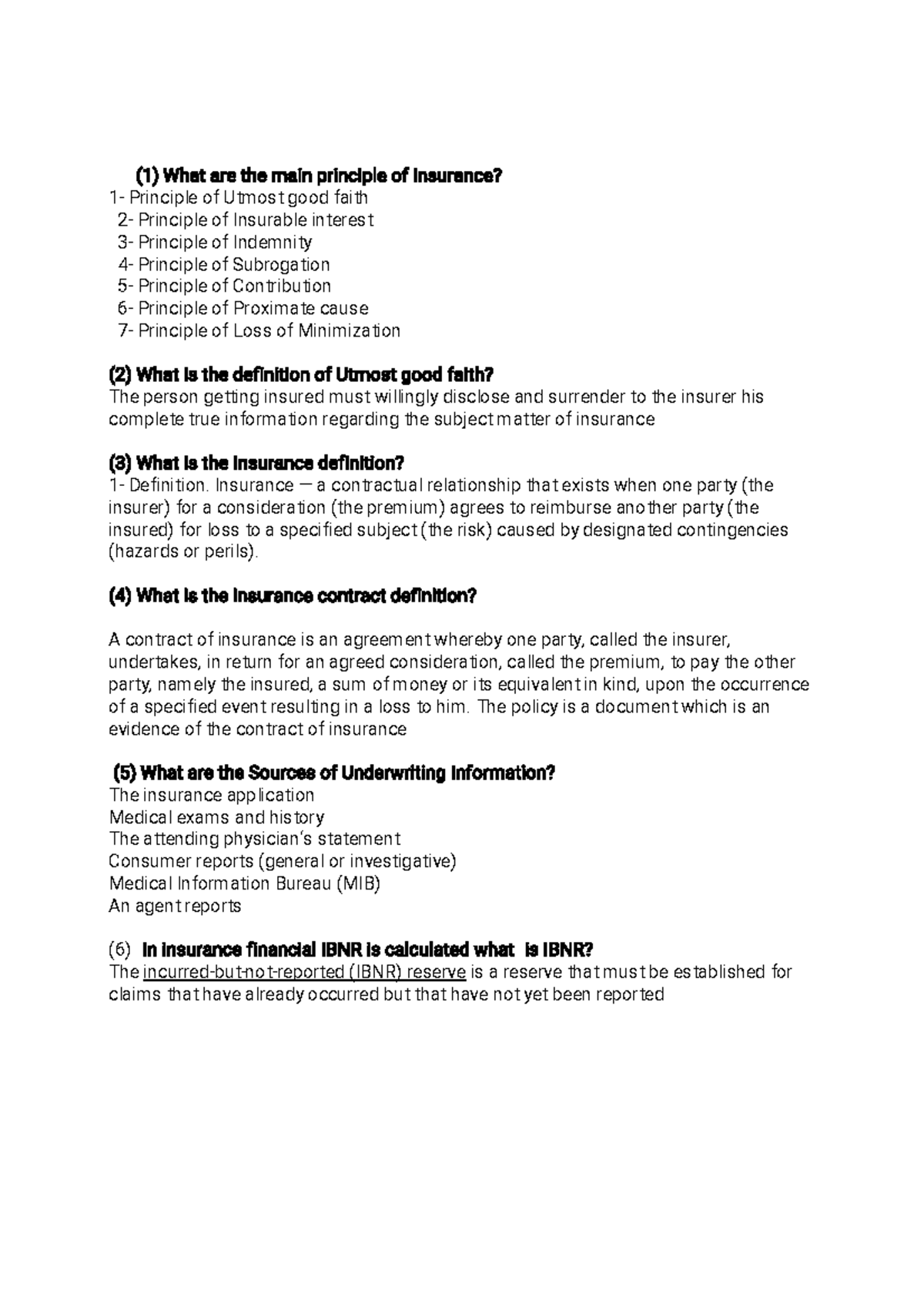 Dr.Tarek's questions (1)-1 - (1) What are the main principle of ...