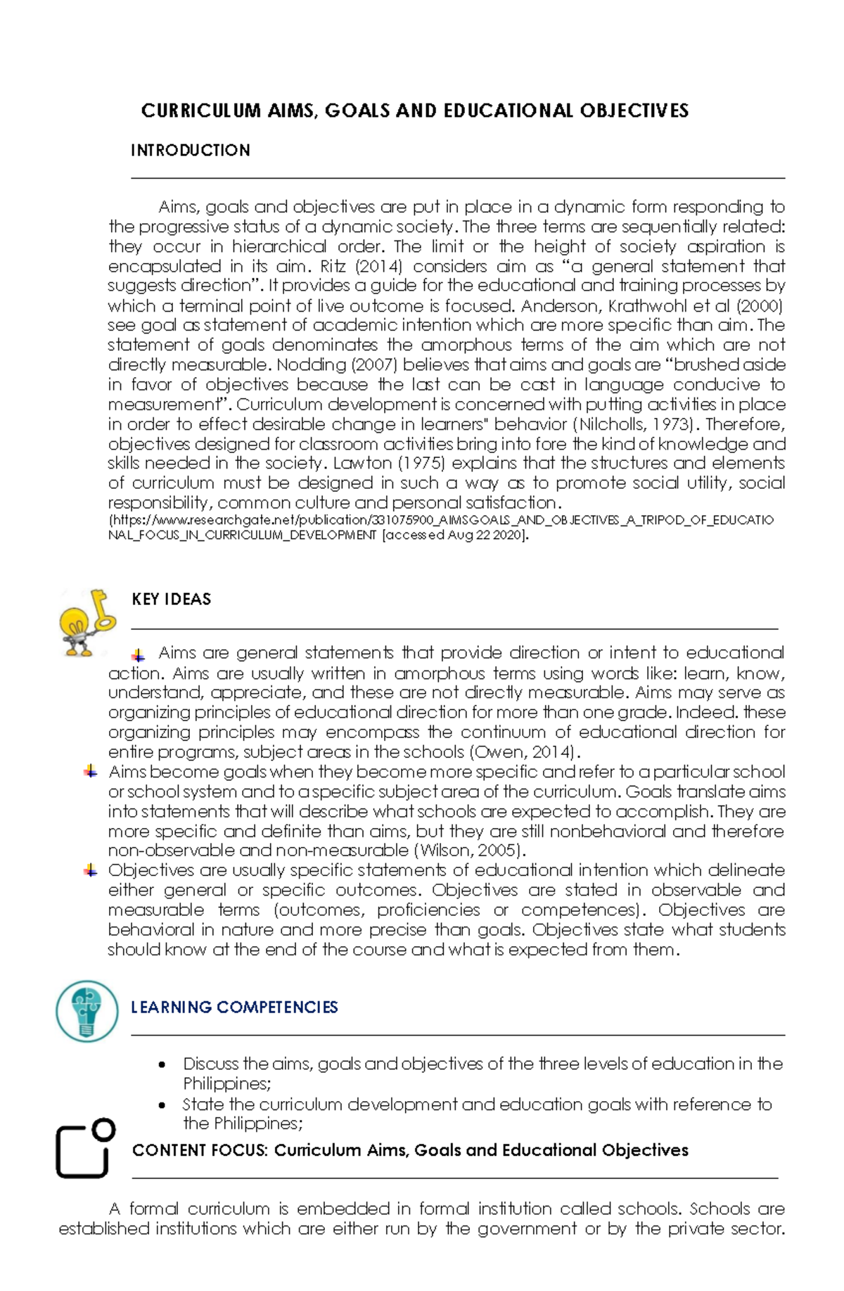 Curriculum AIMS 1b5057f2a9054bcf92dbc4b1102d4e95 - CURRICULUM AIMS ...