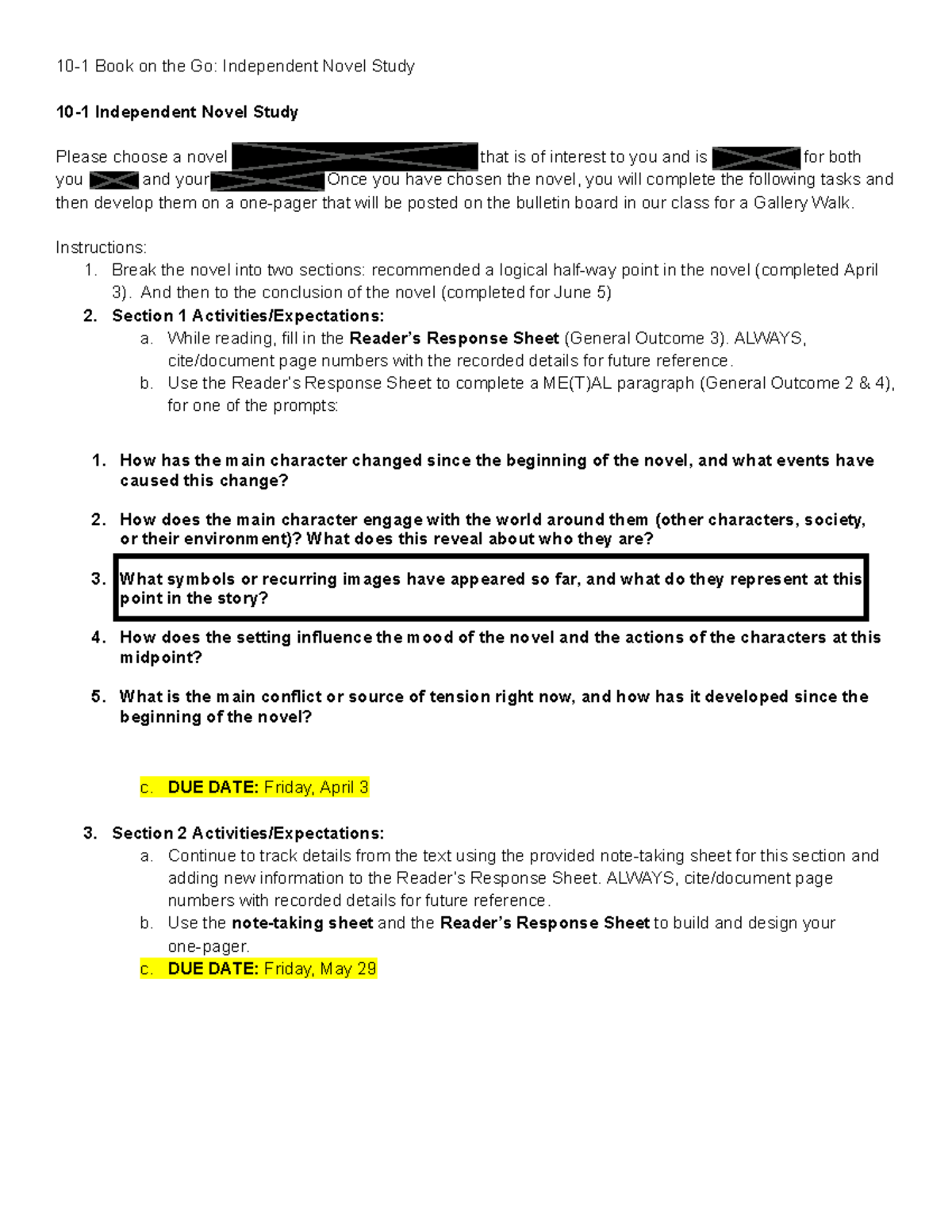 Wandering Earth: Independent Novel Study Guide and Reflection - Studocu