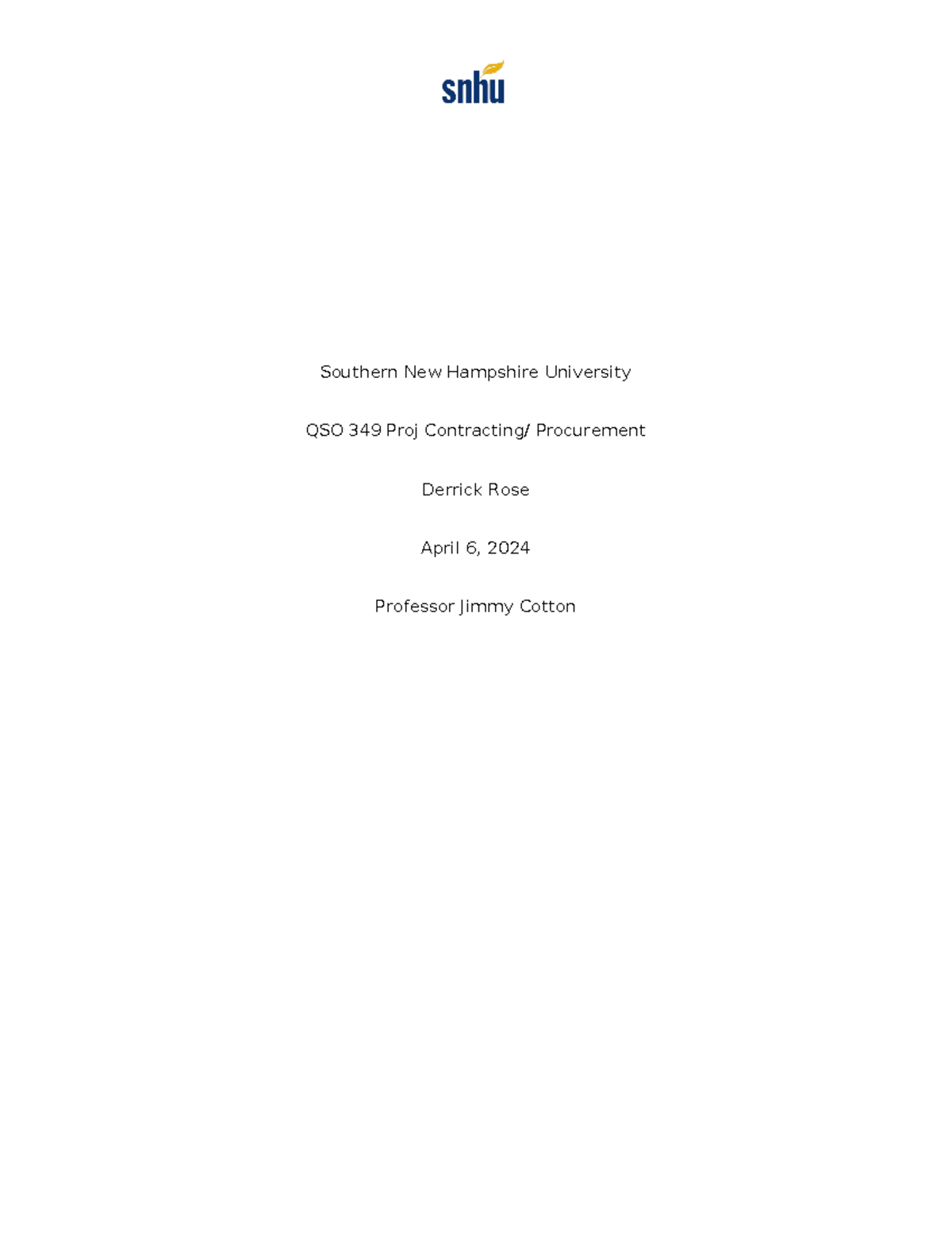 QSO 349 Module 5 Risk Log: Managing Procurement Challenges - Studocu