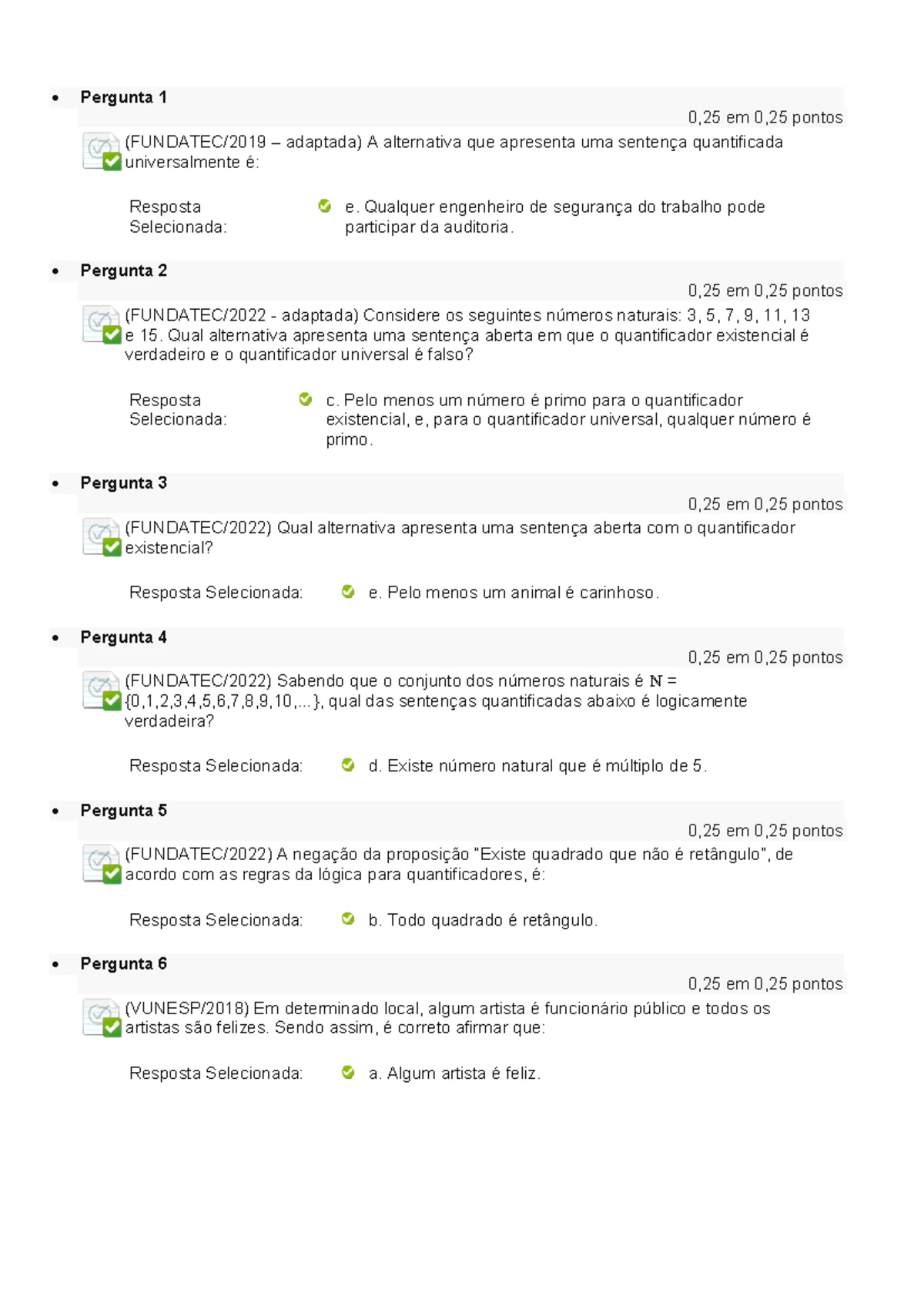 Questionário Unidade II – Lógica - LÓGICA 3061-60_55903_R_E1_20231 ...