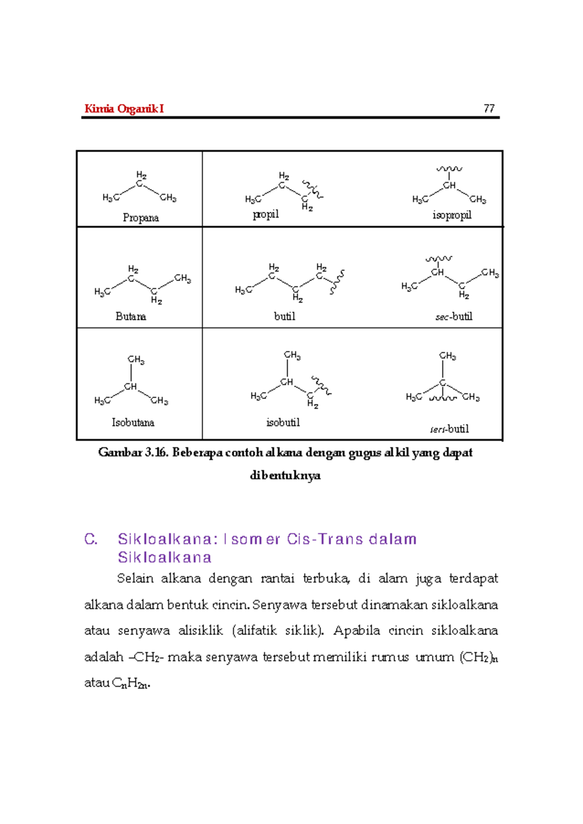 Kimia Organik I: Sikloalkana dan Isomer Cis-Trans - Jilid 1 - Studocu