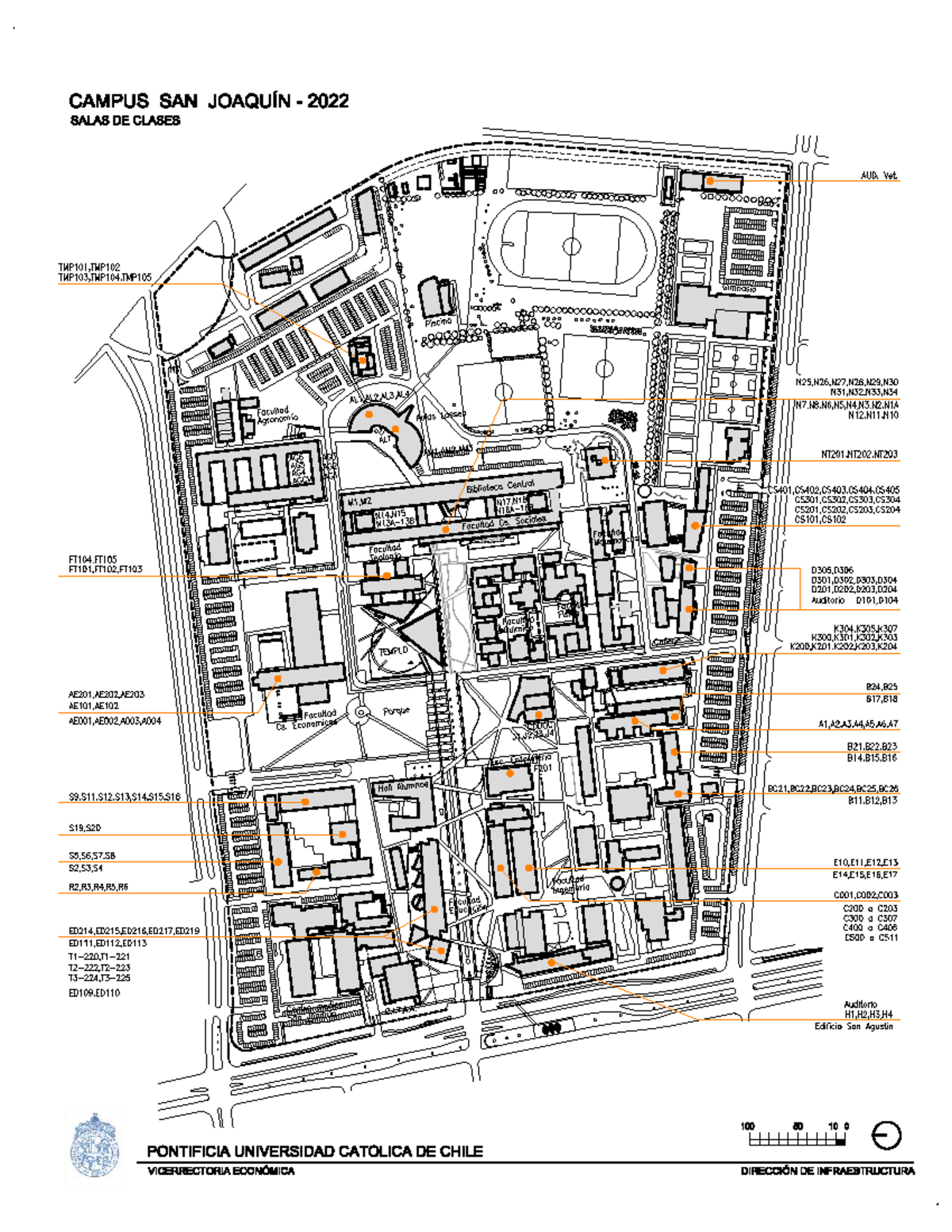 CAMPUS SAN JOAQUÍN - MAPA DE SALAS 2022 - PUC CHILE - Studocu