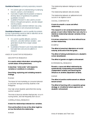 PR2 Reviewer - PRACTICAL RESEARCH 2 G12 ABM- REVIEWER LESSON 1 ...