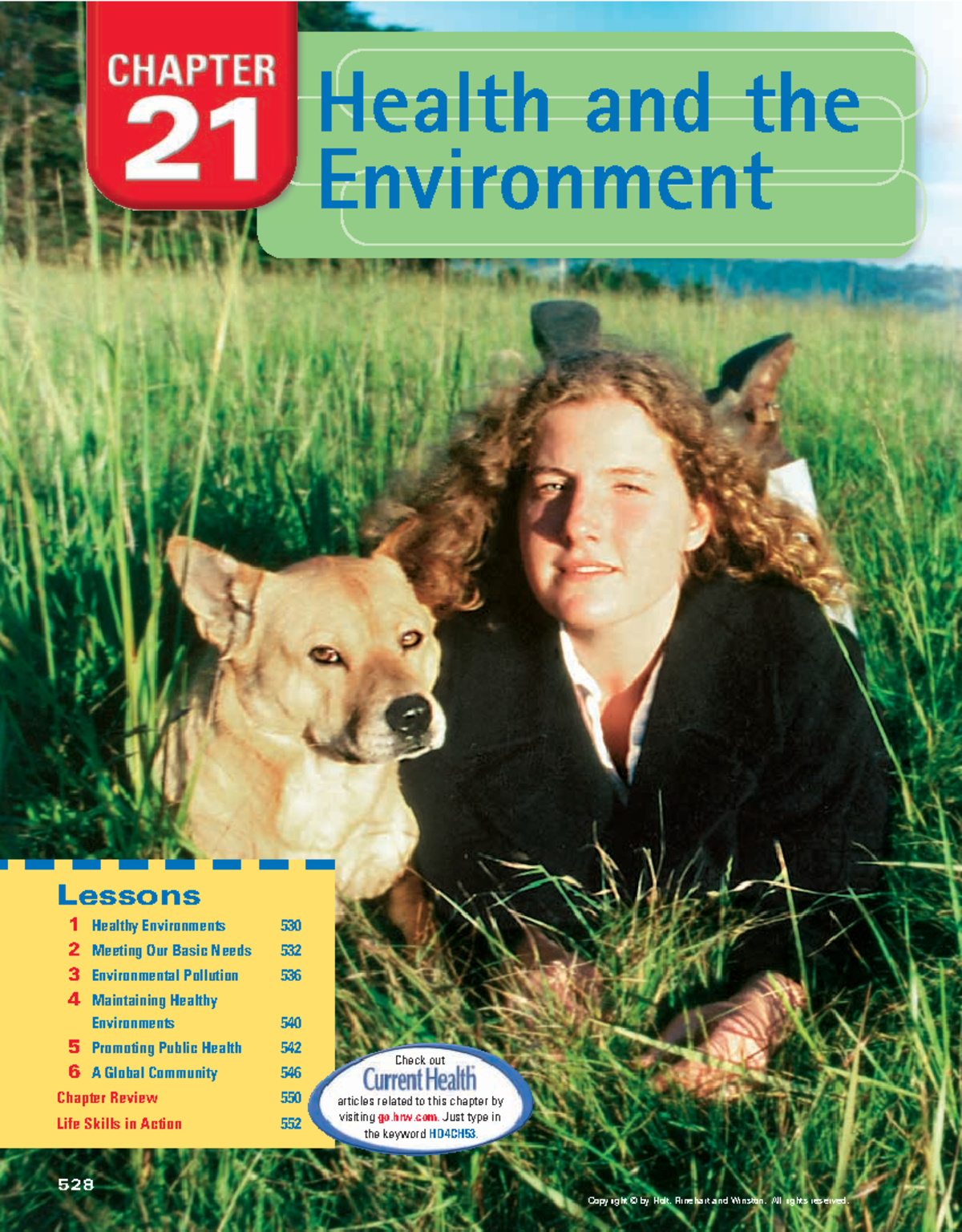 Health Textbook (7th & 8th Grade) Chapter 21: The Impact of Environment ...