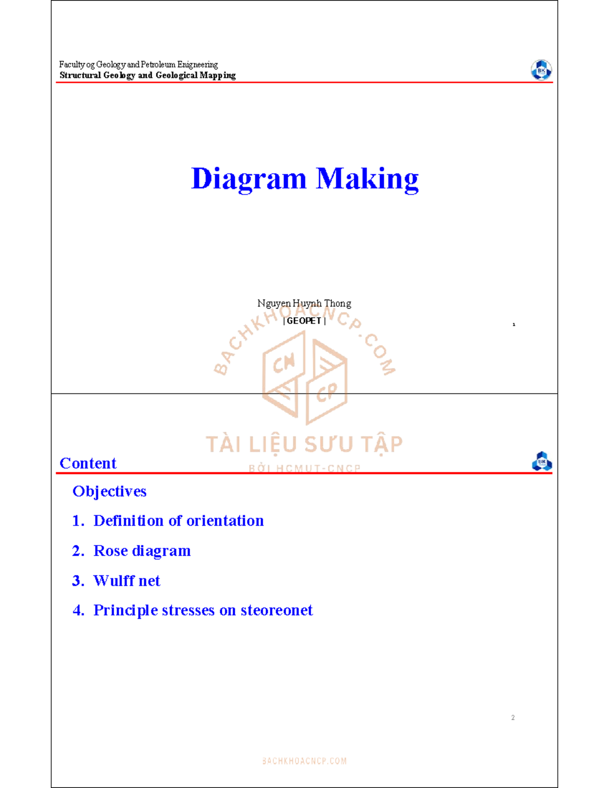 Structural Geology and Geological Mapping Techniques GEOPET 1 - Studocu
