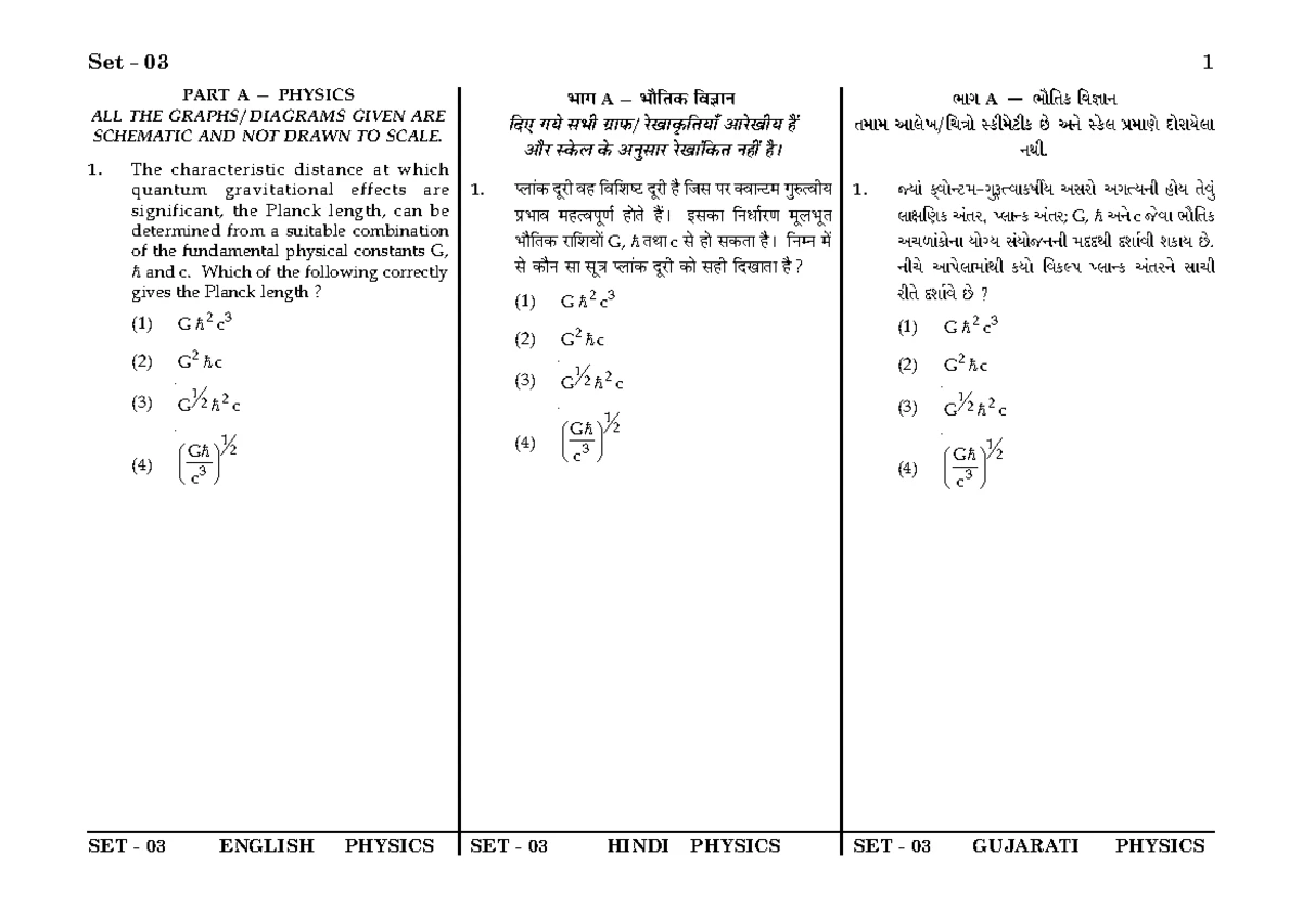 Jee main practice paper -2 - This booklet contains 32+4 printed pages ...