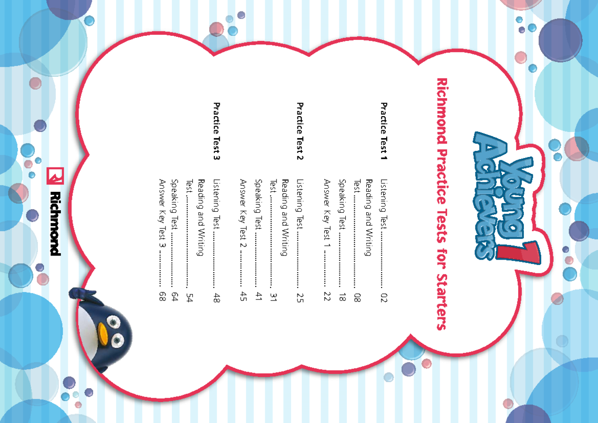 YA1 Richmond Practice Tests for Starters: Listening & Writing Tests ...