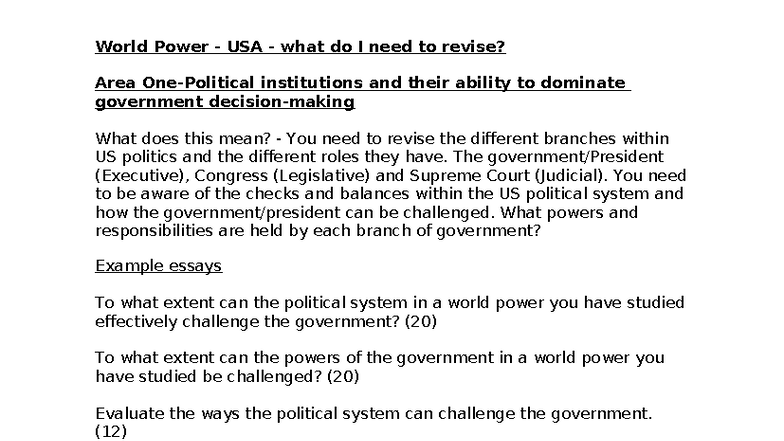 USA Politics: Examining Power, Inequality, and Democratic Participation ...