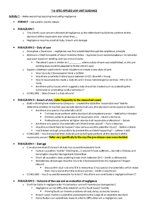 Law - Sixth Form (A Levels) - Studocu
