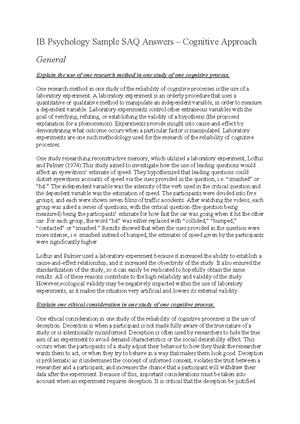 Correlations AQA Psych Exam past paper questions a level - Q1. Read the text below and then ...