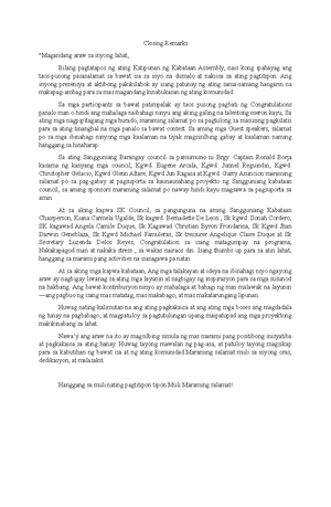 Grades 1 AND 4 Matatag Lesson Exemplar FOR CO- Filipino Template ...