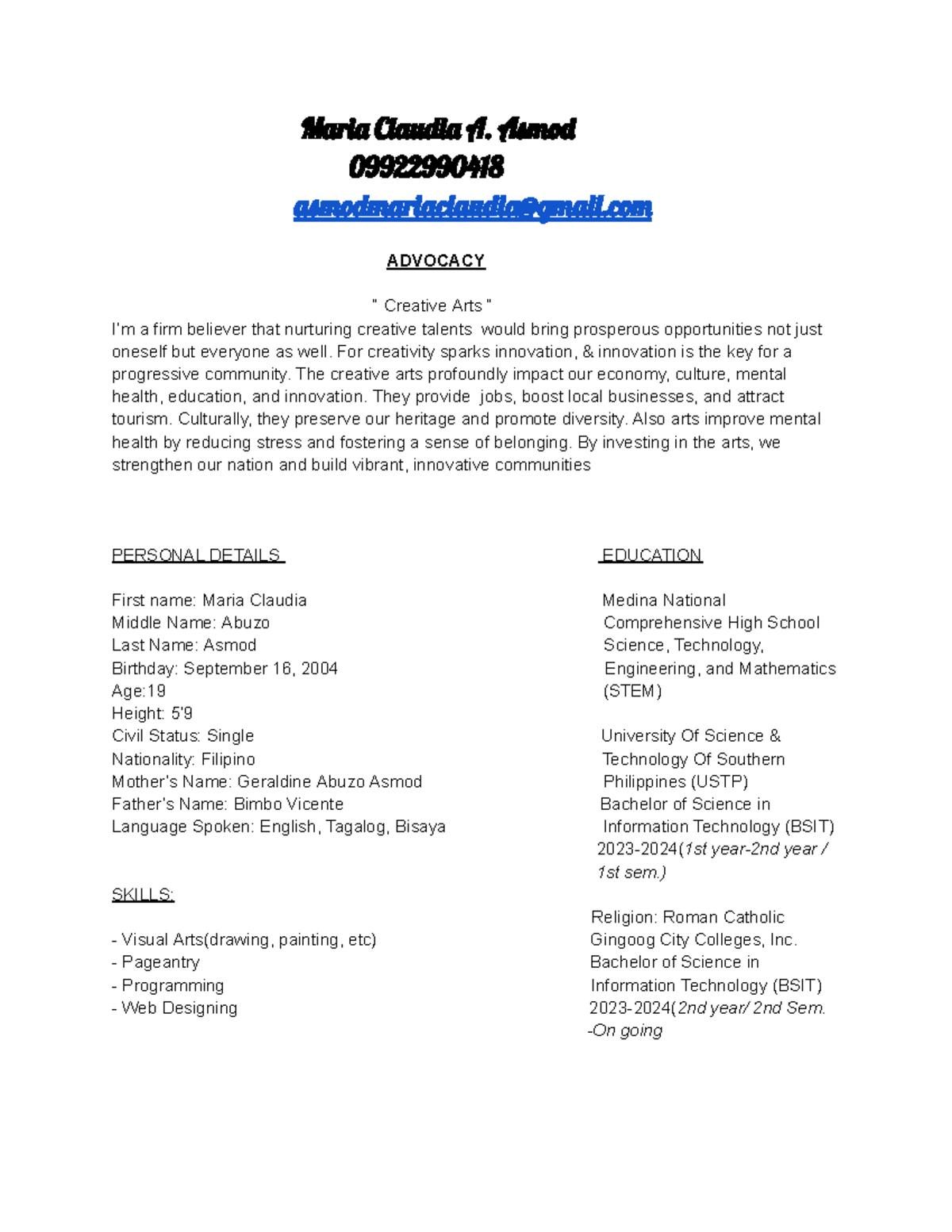 Pageant-profile - This would be a huge help for students who wish to ...