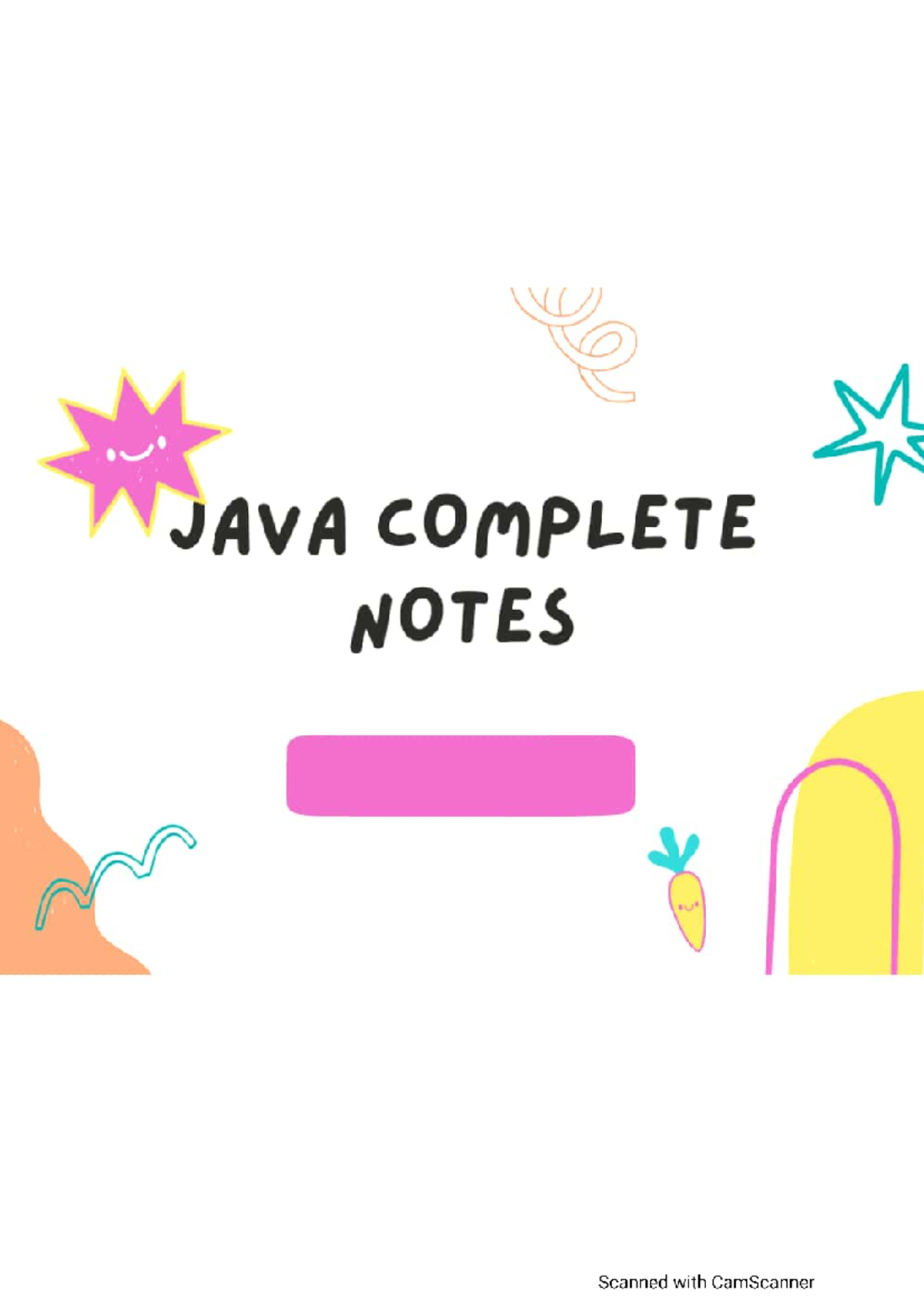 OOP Concepts and Java Programming Notes - MALLA REDDY COLLEGE - Studocu
