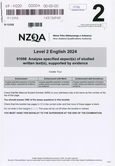English - 13 (NCEA 3) - National Certificate of Educational Achievement ...