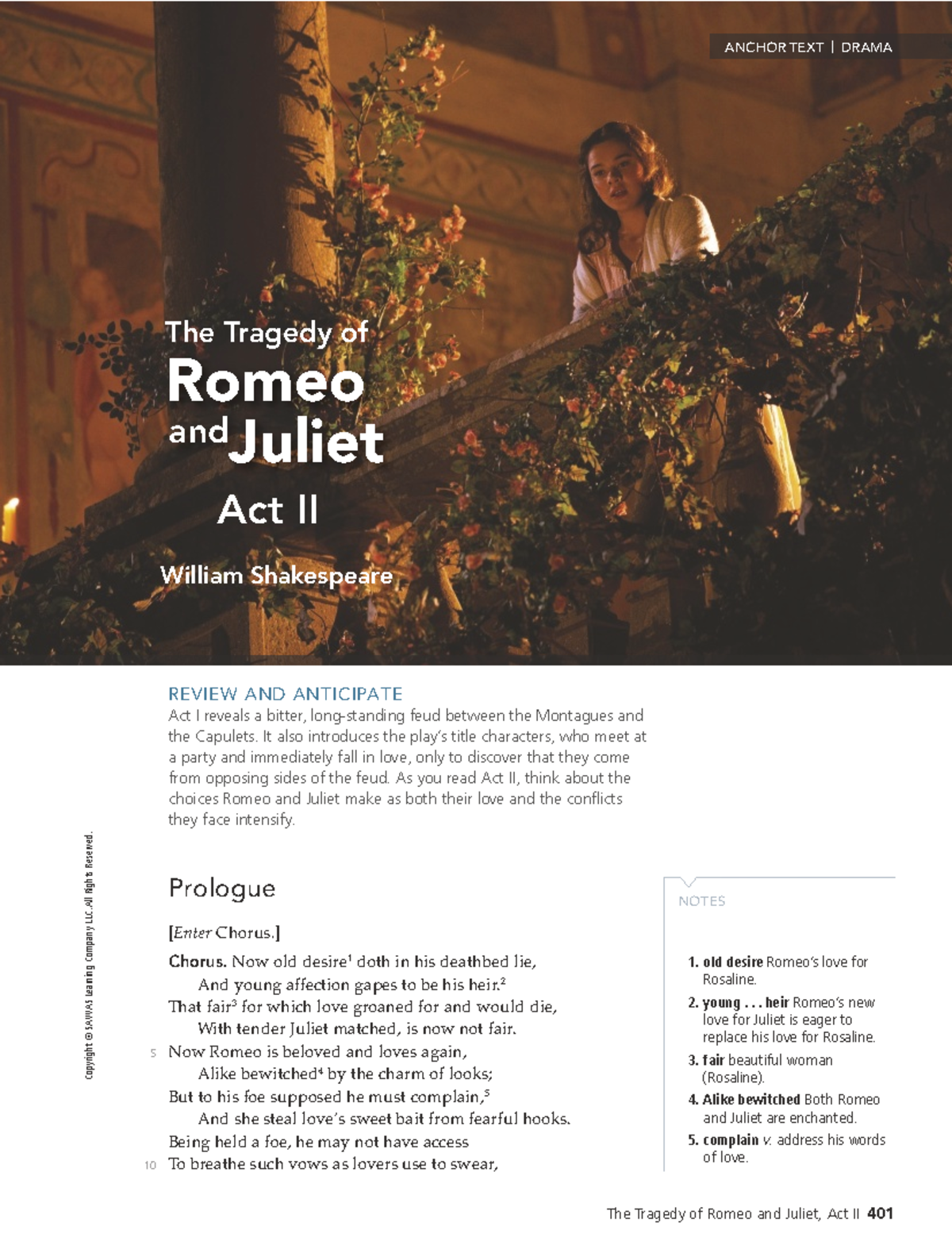 Romeo and Juliet Act II Review and Analysis (ENG 101) - Studocu