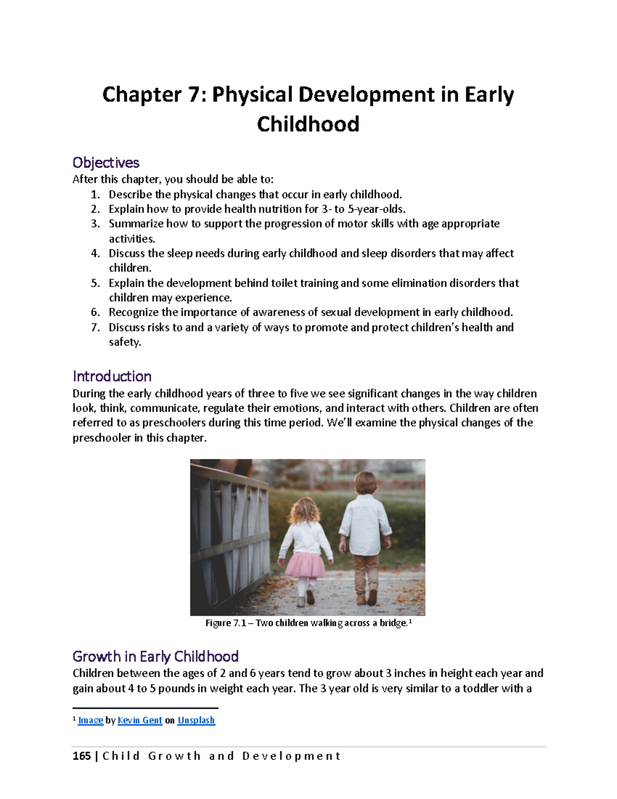 Lifespan Development: Module on Early Childhood Health and Safety ...