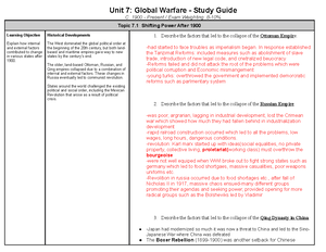 AP World History Unit 3 Study Guide - Unit 3: Land-Based Empires C ...