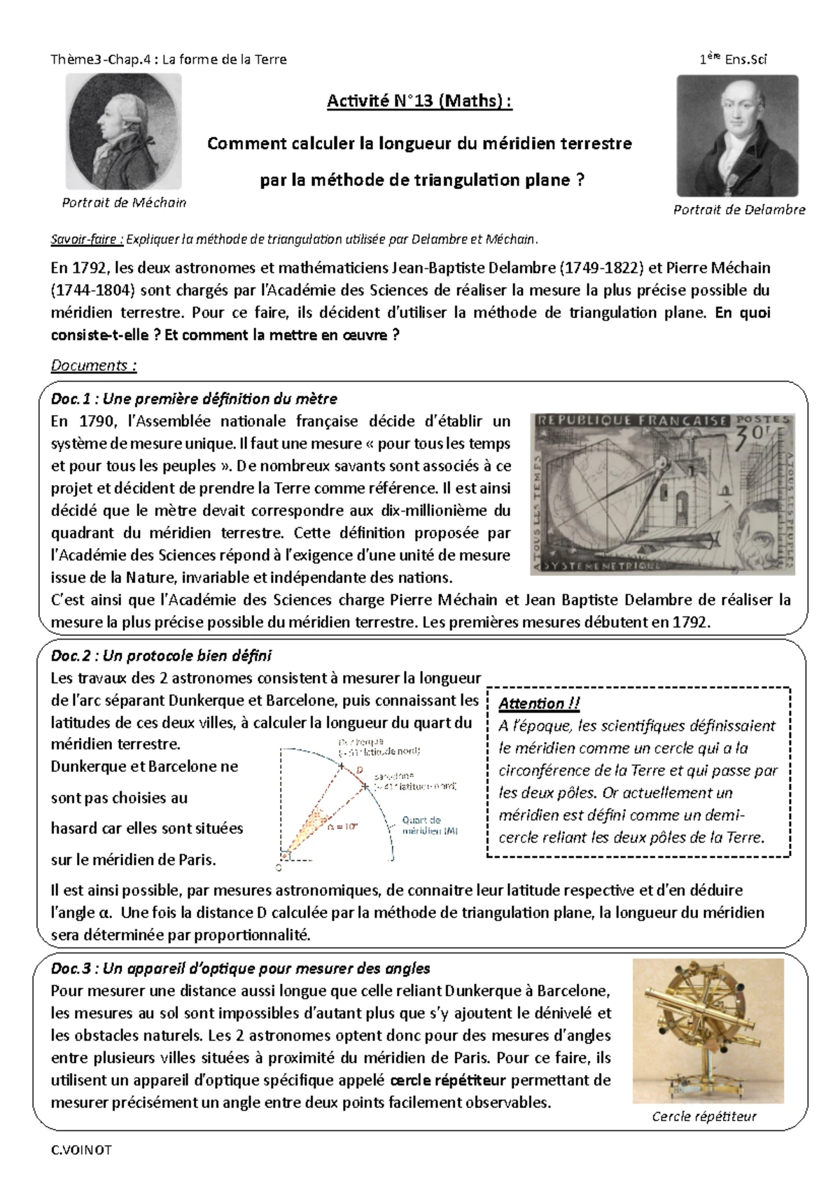 Activité N°12 (Maths) : Eratosthène et le Calcul du Rayon Terrestre ...