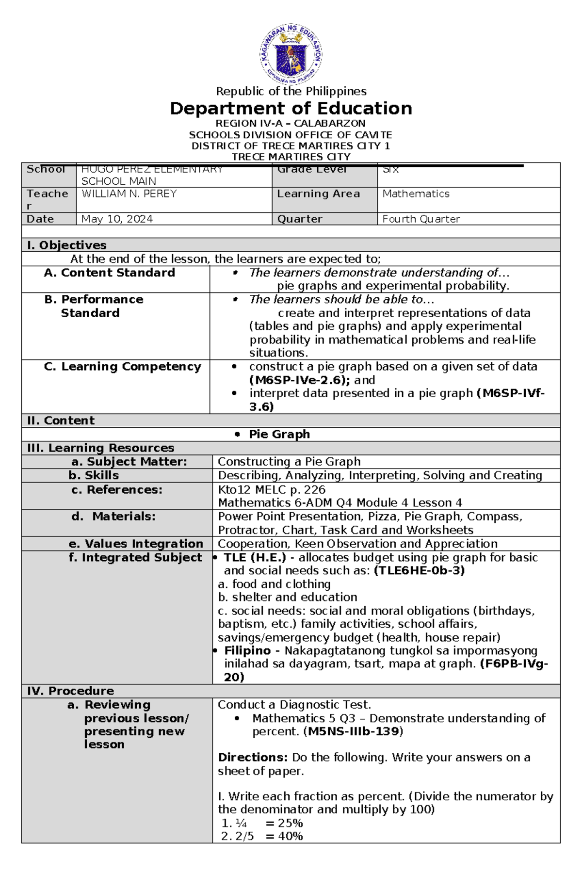 MATH-6-Q4-LP-CO 4 William N. Perey - Republic of the Philippines ...