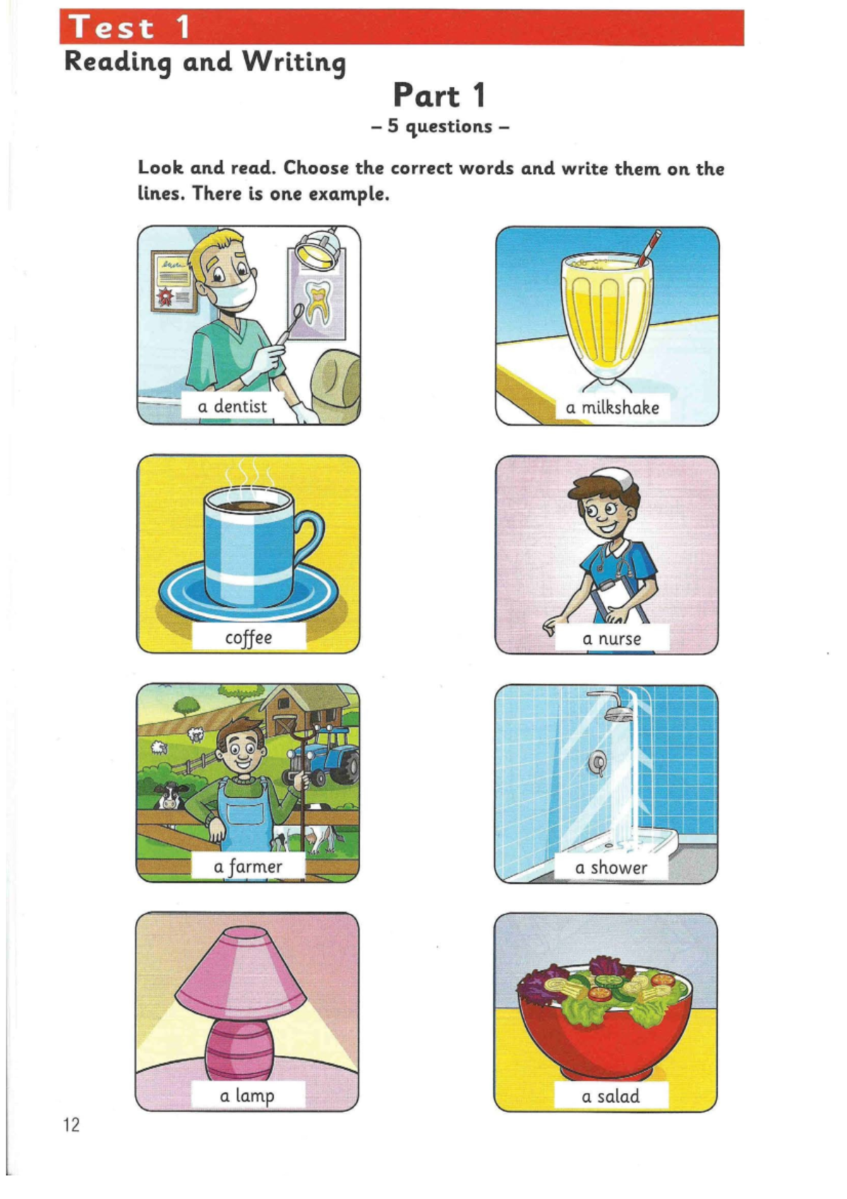 Test 1 Reading & Writing Part 1: 5 Questions Overview - Studocu