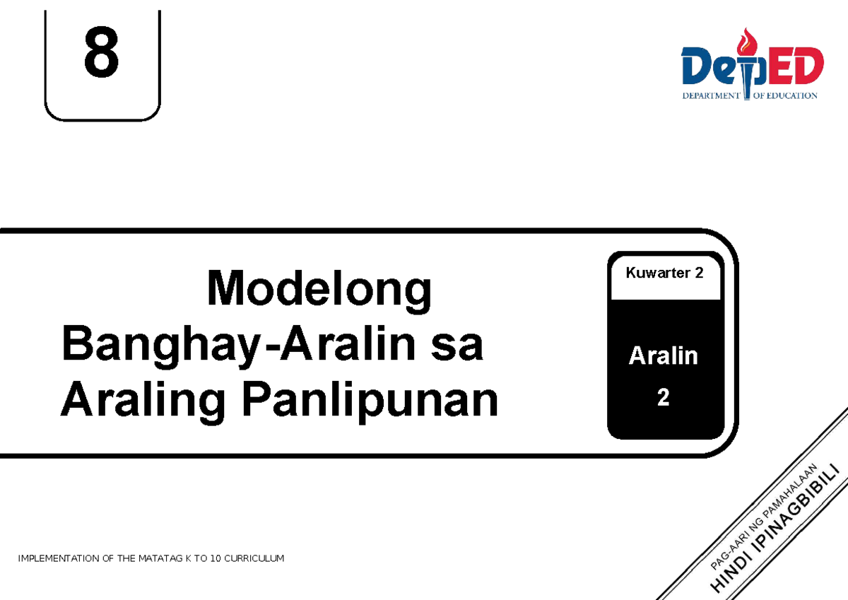 Q2 LE AP8 Lesson 2 Week 2: Implementing MATATAG K to 10 Curriculum ...