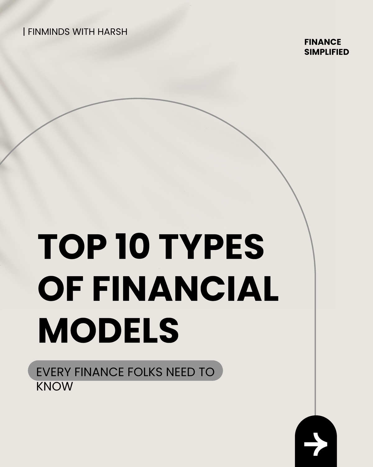 FINMINDS WITH HARSH: TOP 10 FINANCIAL MODELS EVERYONE SHOULD KNOW - Studocu