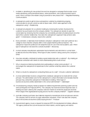 D099 Study Guide Questions - D099 Study Guide Questions Module 1 Q1 ...