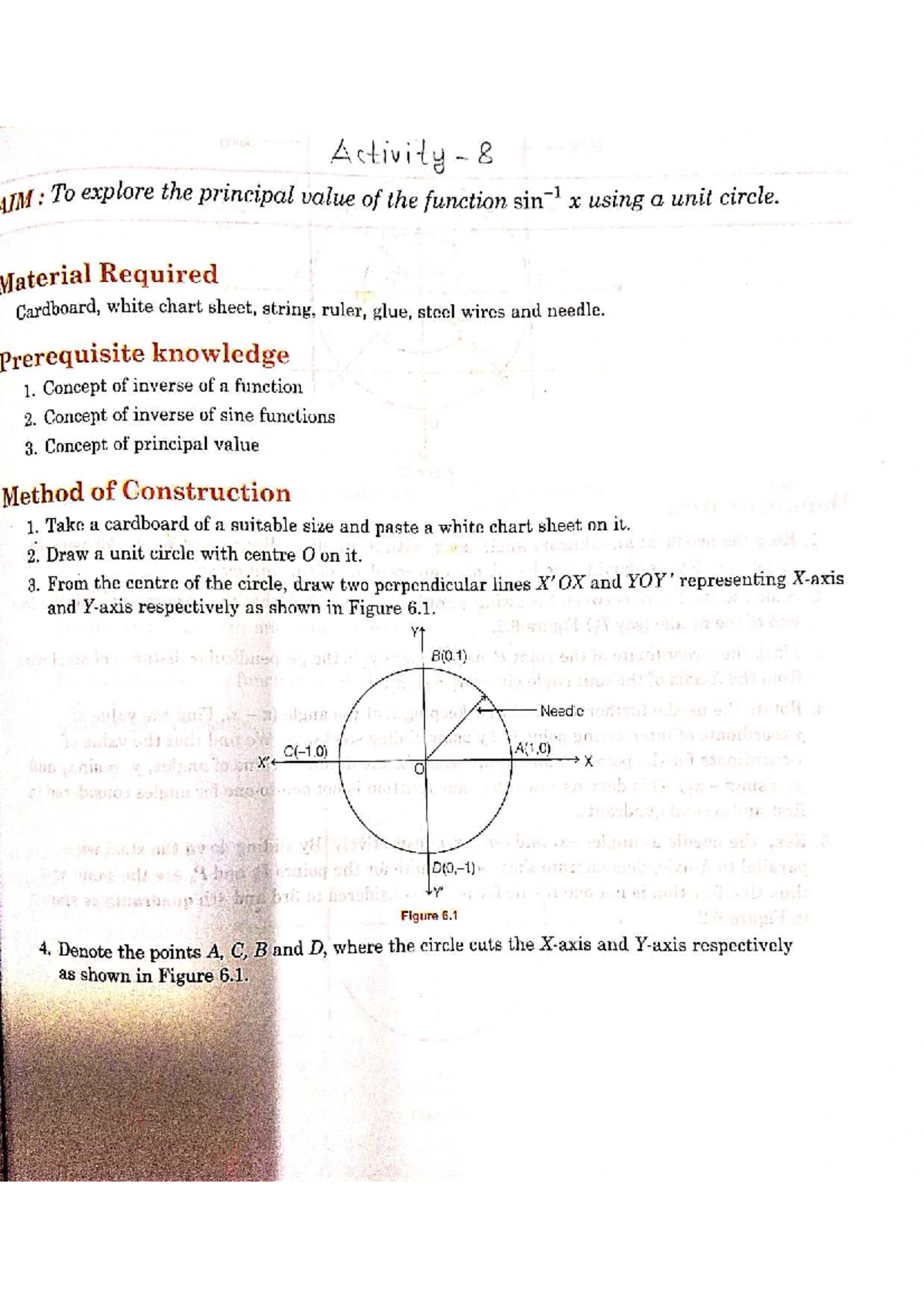 Activity 8: Exploring Principal Value of Functions Using Unit Circle - Studocu
