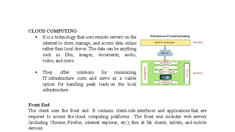 Module 1 - Fundamental Cloud Computing: Business Drivers & Concepts ...