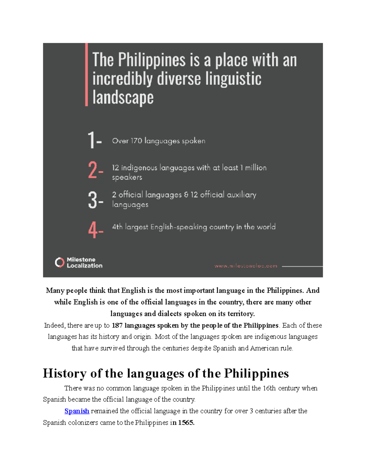 History of Filipino Language - Many people think that English is the ...