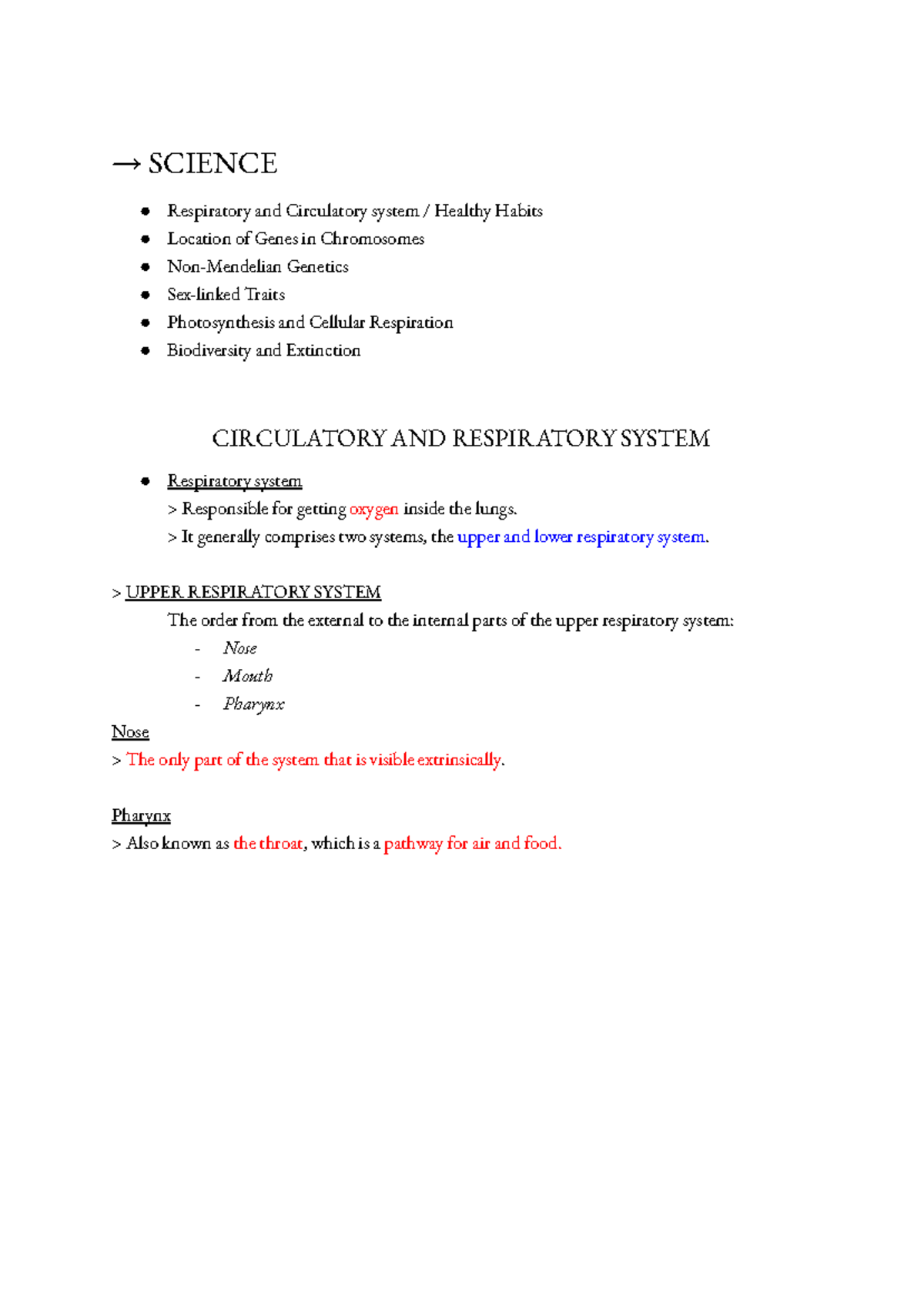 Grade 9 Science Reviewer - 1st Quarter Content Overview - Studocu