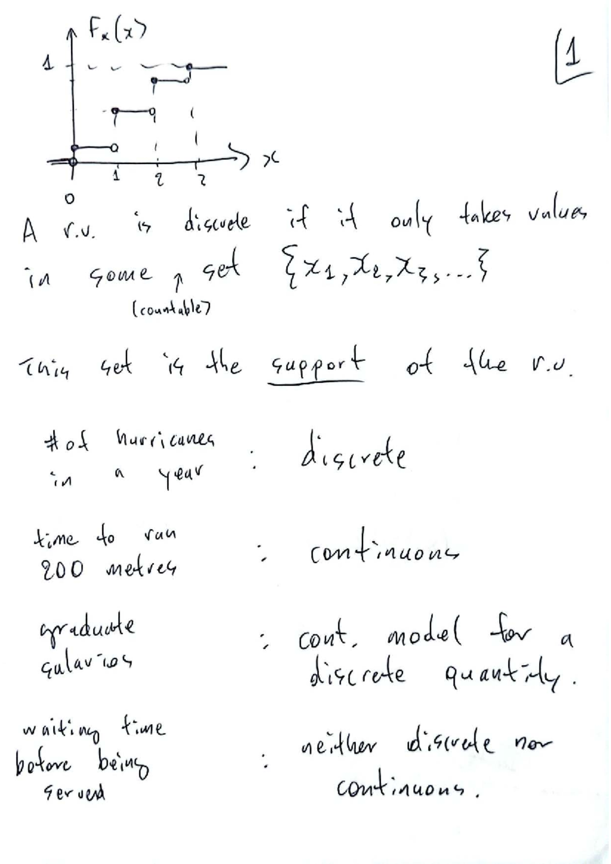 Lecture Notes W03 L02 - Week 3: Discrete Random Variables and PMF - Studocu