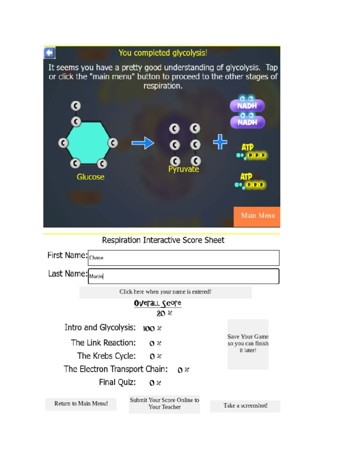 Bio 7: Final Quiz on Glycolysis and Cellular Respiration - Studocu