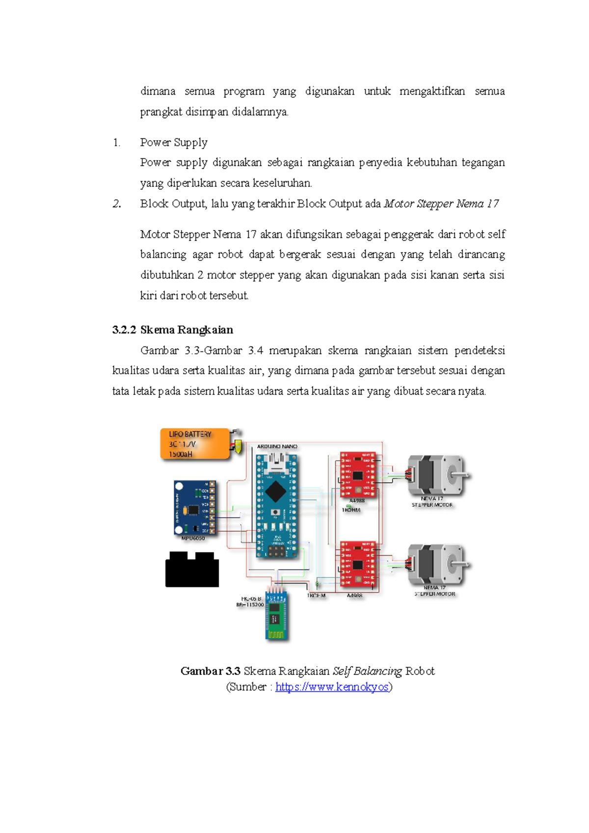 18 Gambar 3 4 Merupakan Skema Rangkaian Sistem Pendeteksi Kualitas Udara Serta Dimana Semua