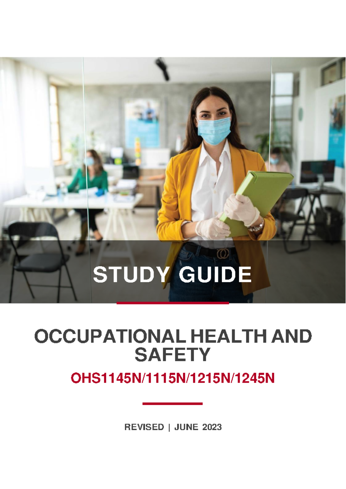OHS1145N Occupational Health and Safety Study Guide - Studocu