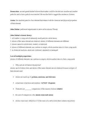 organic chem Lab report 6 - Adrian Flores Lab Report 6 Purpose: Carbon loses hydrogen bonds and ...
