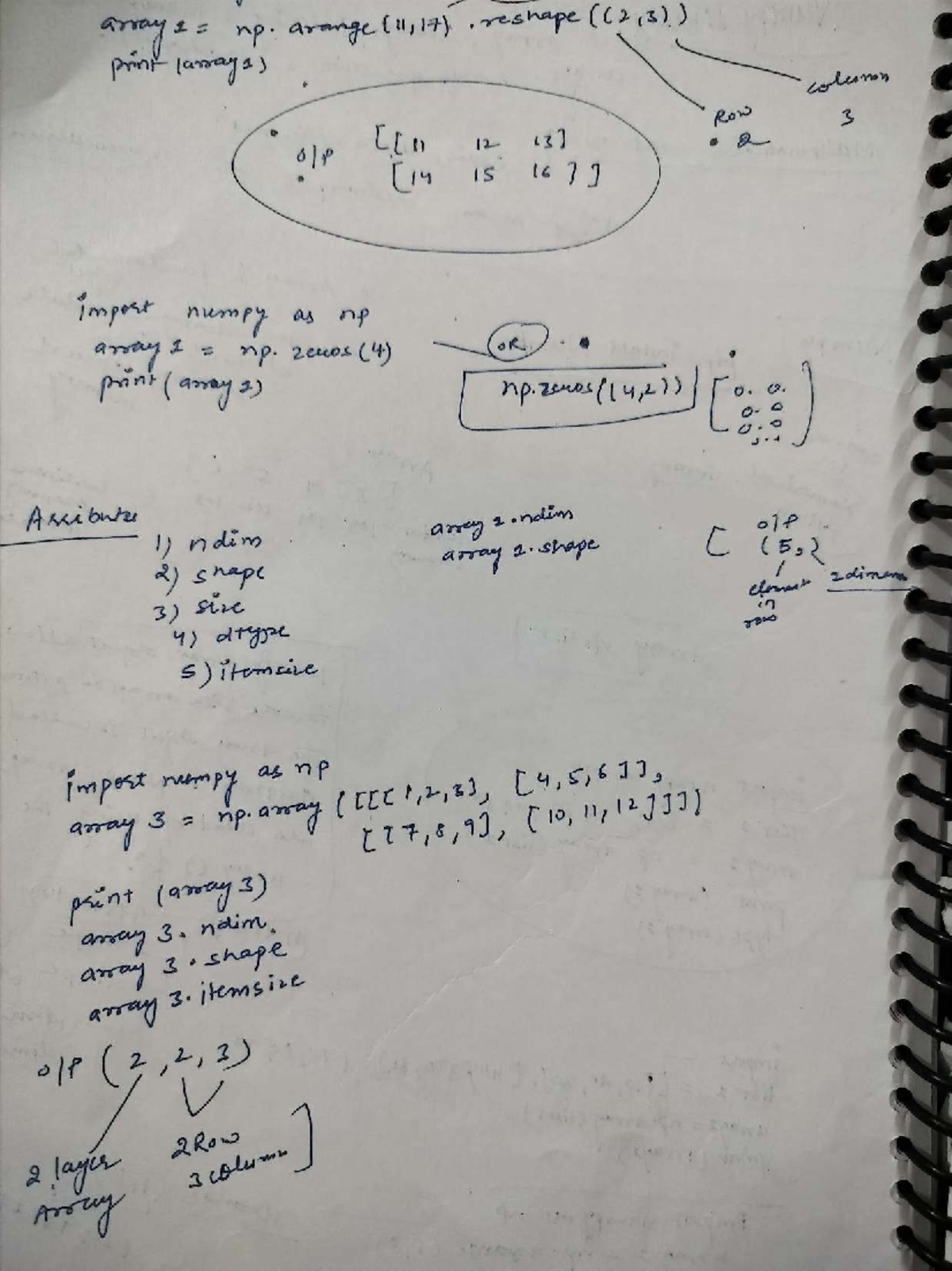 Numpy Notes - Advanced Python Unit (NP 101) - Studocu