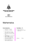 Year 11 Math Extension 1 - Grade: 11 - New South Wales Higher School ...
