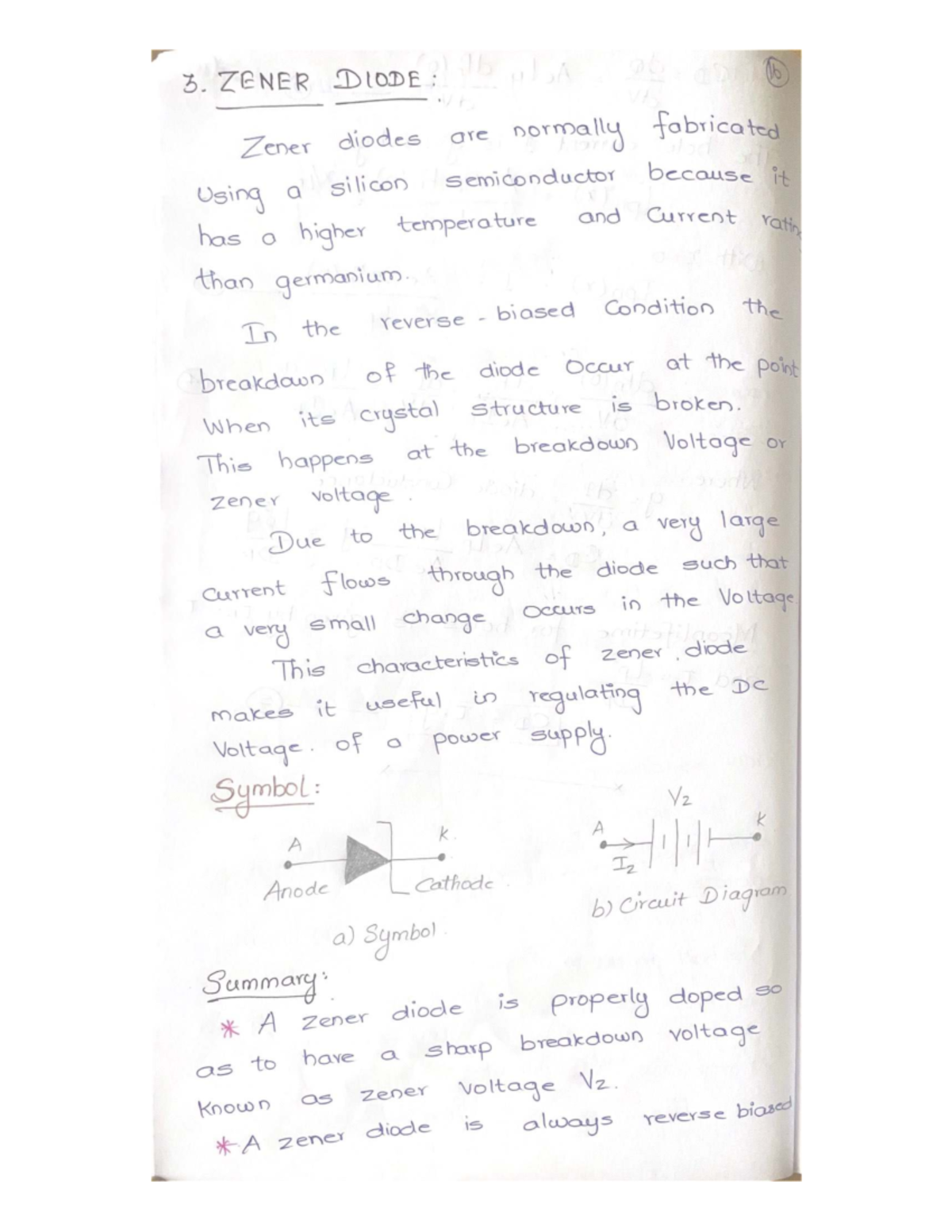 ZENER DIODE & RECTIFIERS: Edc Unit 1 Part 2 Overview - Studocu