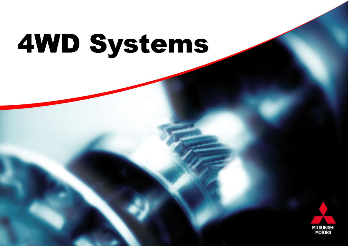 4WD Systems Overview and Technology Insights - Course: 4WD - Studocu