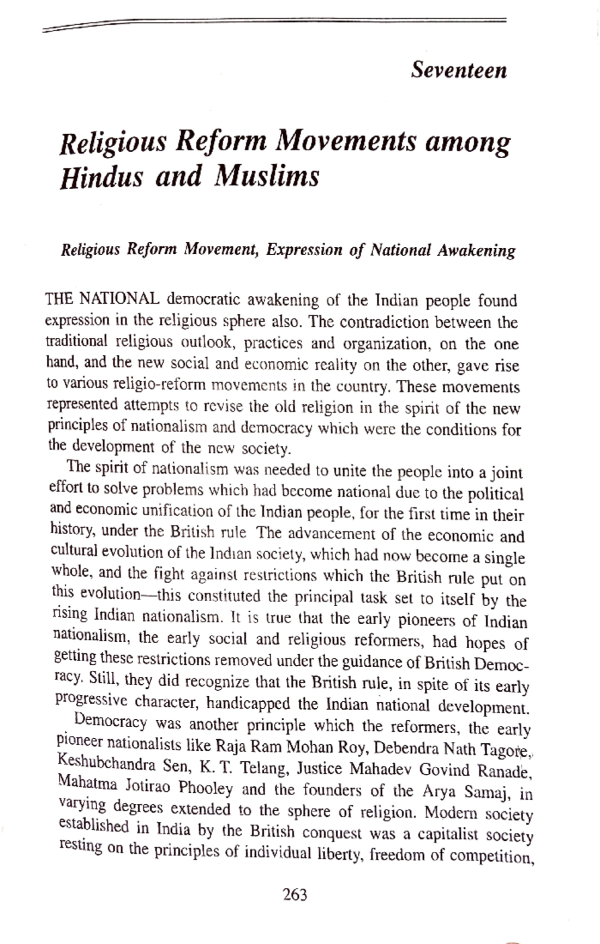 Renaissance & Religious Reform Movements in India: A Comparative Study ...