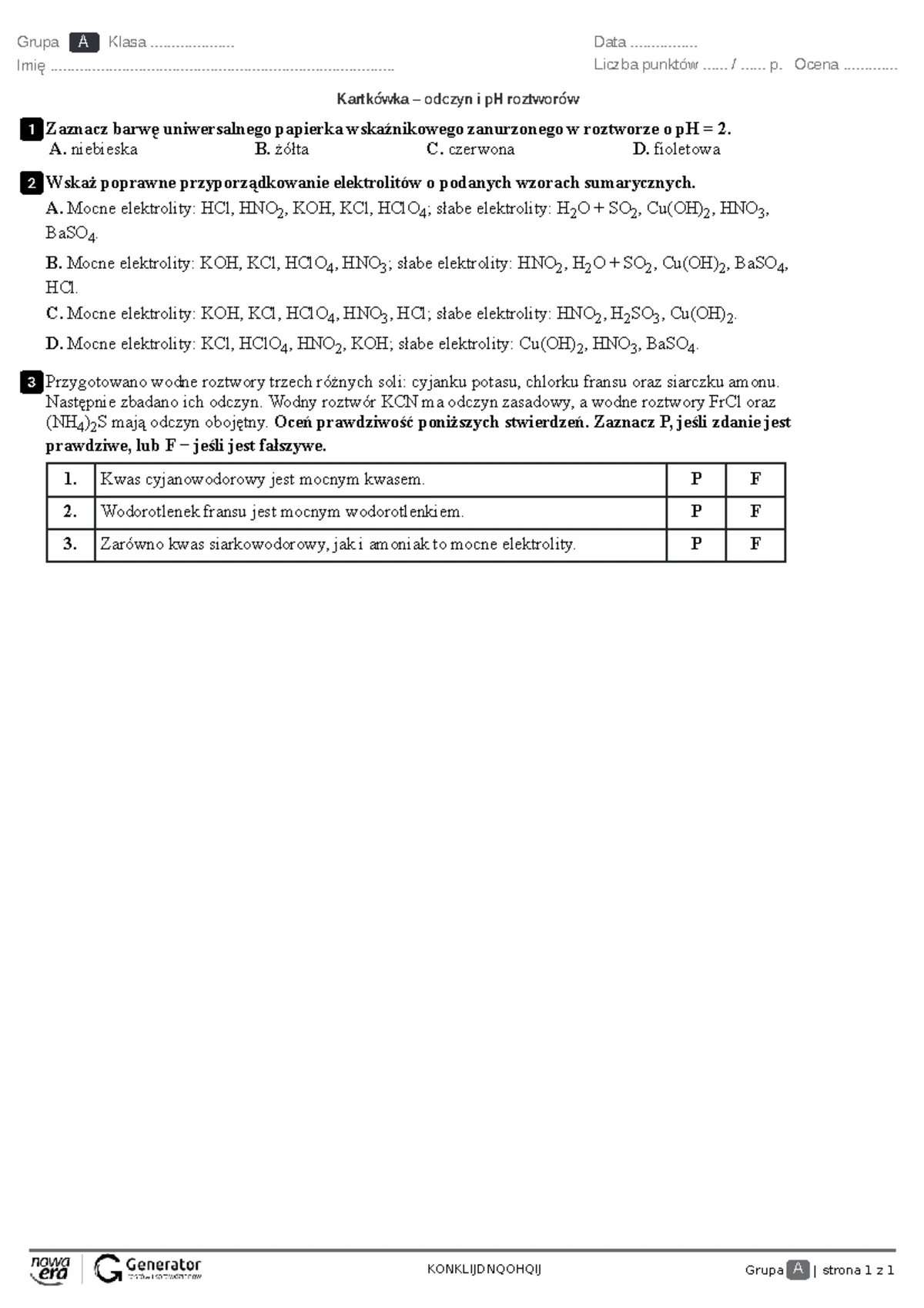 Lekcja 10 -Sole - sole - Temat: Budowa i rodzaje soli. Nazewnictwo i sposoby otrzymywania soli ...